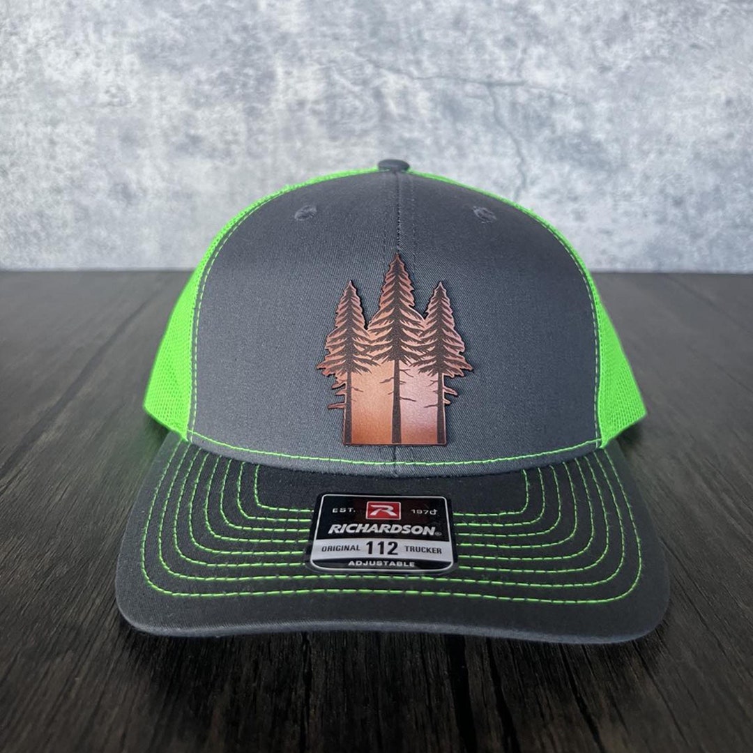 Pine Trees Hat - Outdoor Hat, Gift for Him, Richardson 112 - Etsy