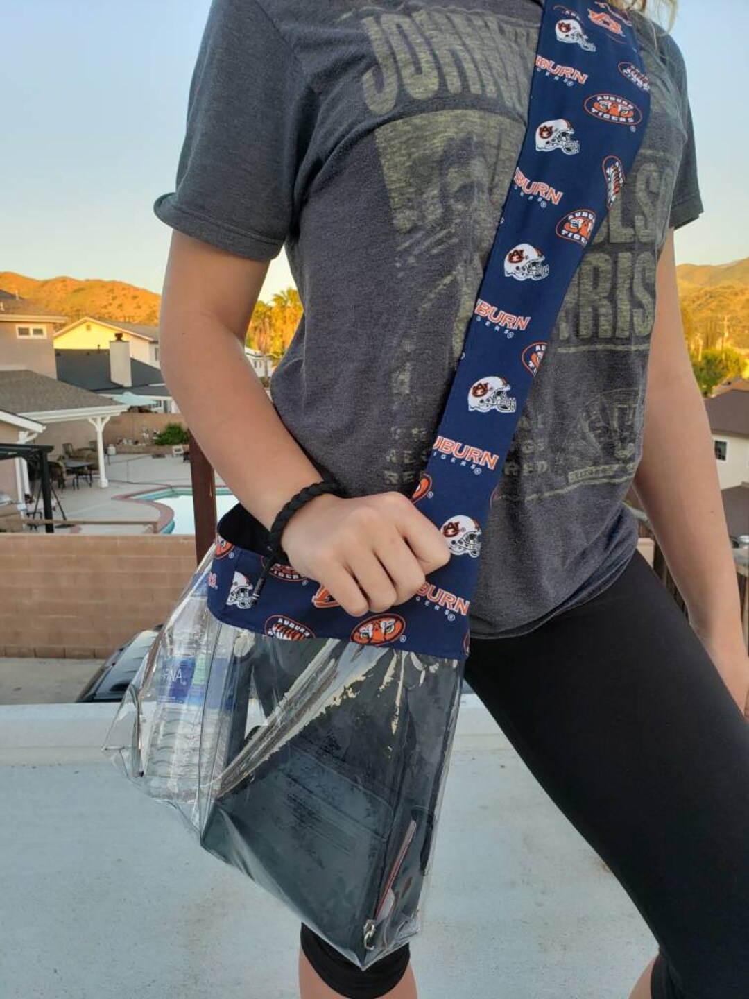 Custom Stadium Bag With Customers Fabric - Etsy