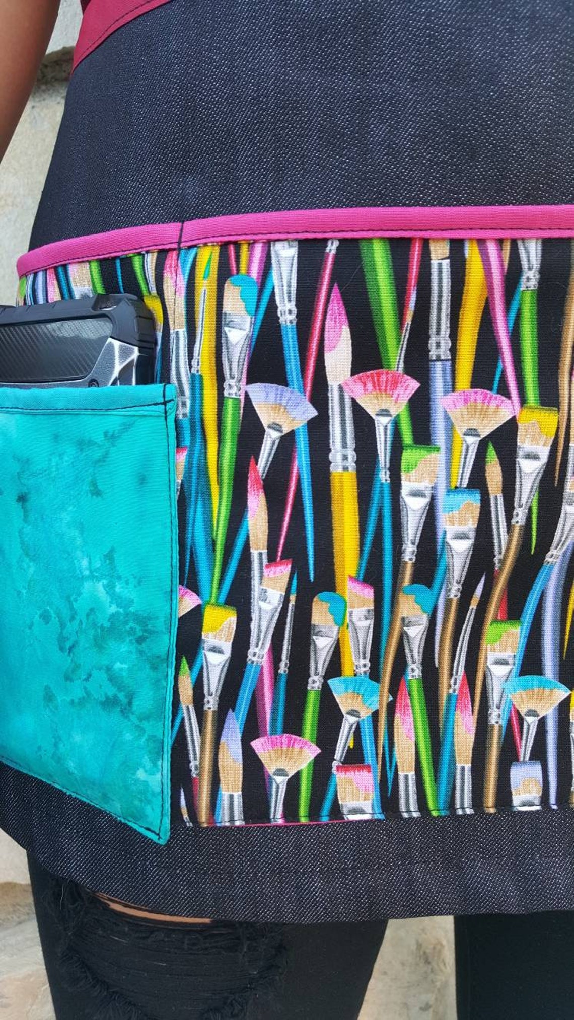 Artist Apron Art Apron Craft Apron Teachers Apron - Etsy