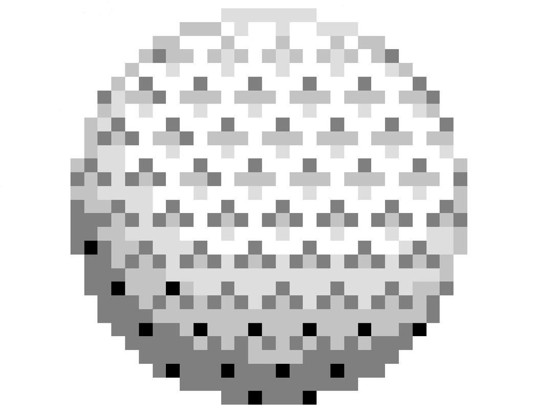 Golf Ball Pixel Quilt Pattern - PDF Download - Etsy
