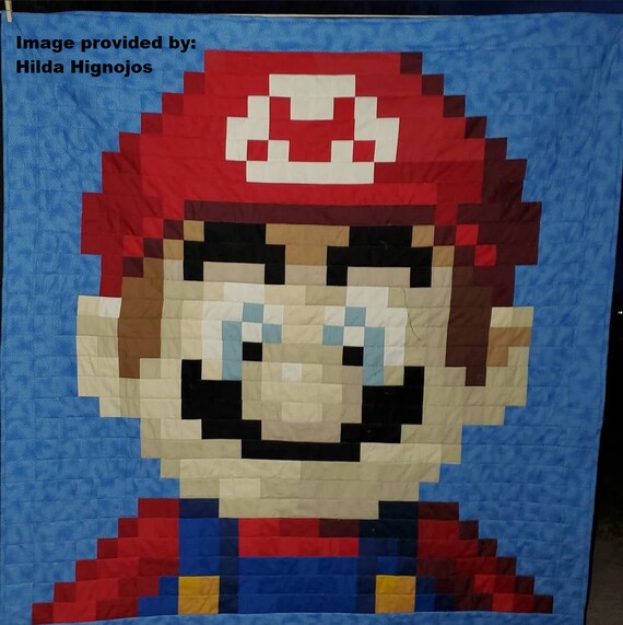 Mario Quilt Block
