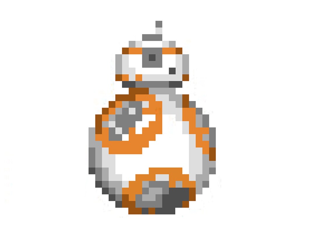 Star Wars BB8 Quilt Top Pattern Pixel Quilt Pattern Pixel - Etsy