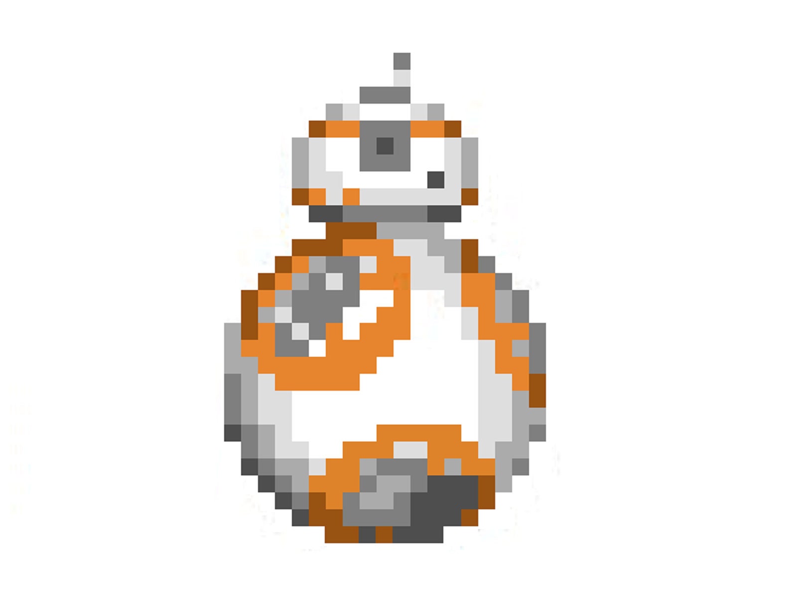 Star Wars BB8 Quilt Top Pattern Pixel Quilt Pattern Pixel - Etsy