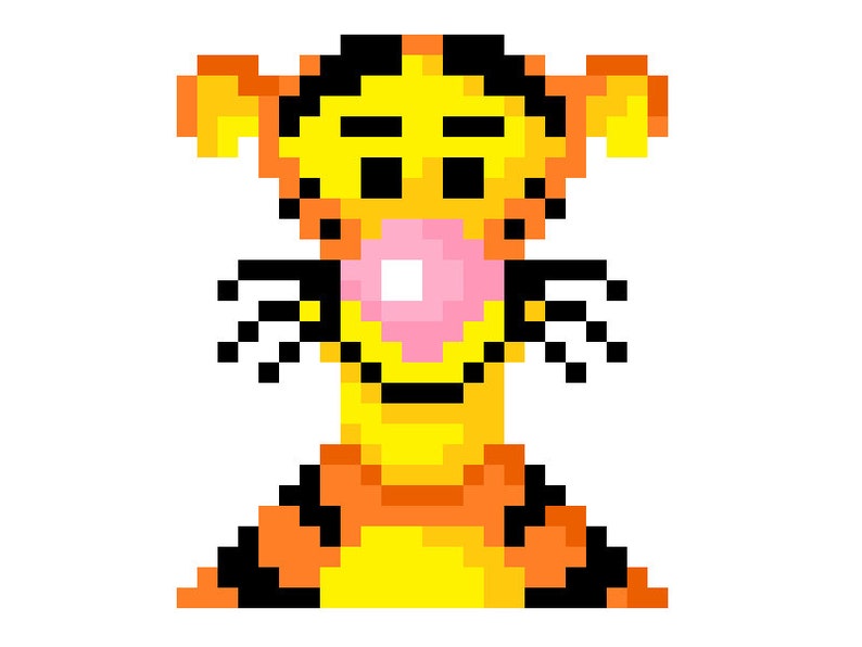 Tigger Too Pixel Quilt Pattern - PDF Download - Etsy