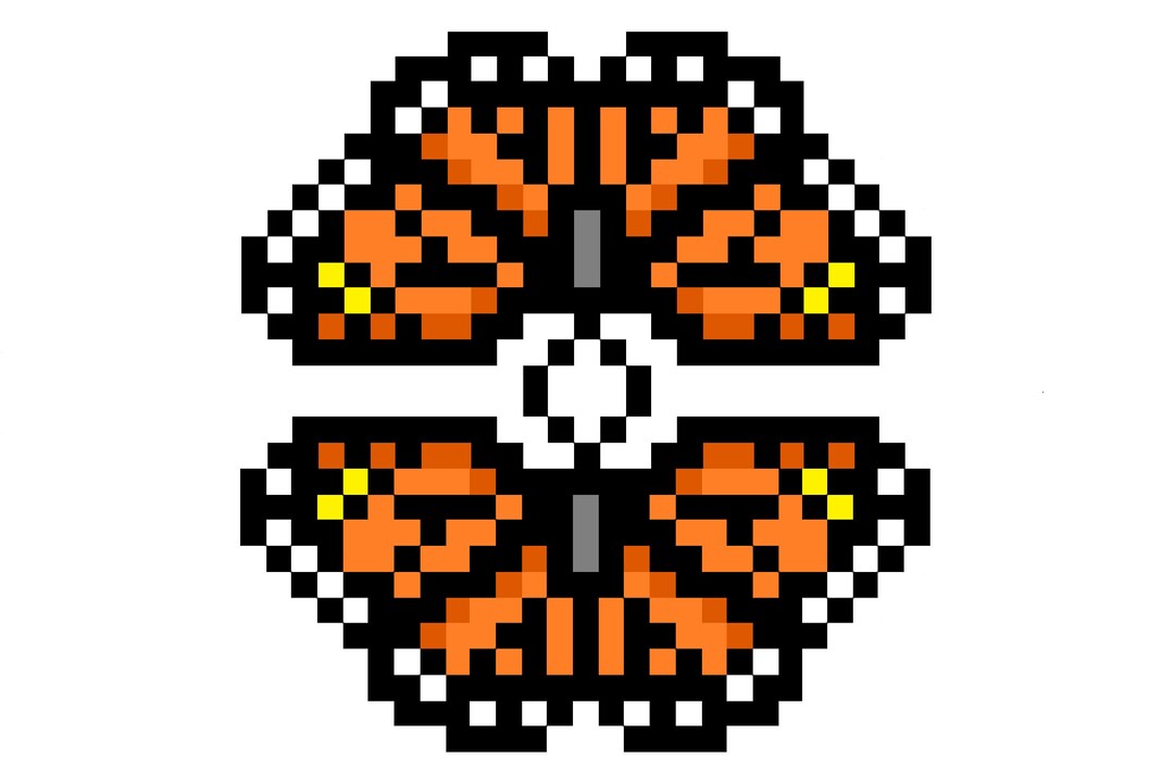 Monarch Butterflies Pixel Quilt Pattern - PDF Download - Etsy
