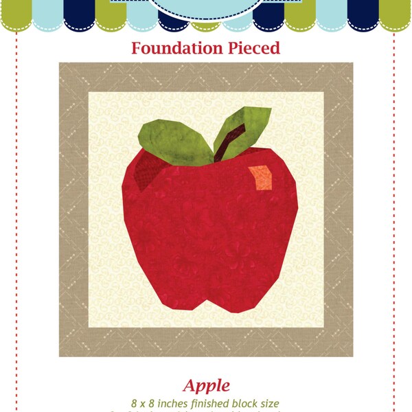 Apple Pattern - Etsy