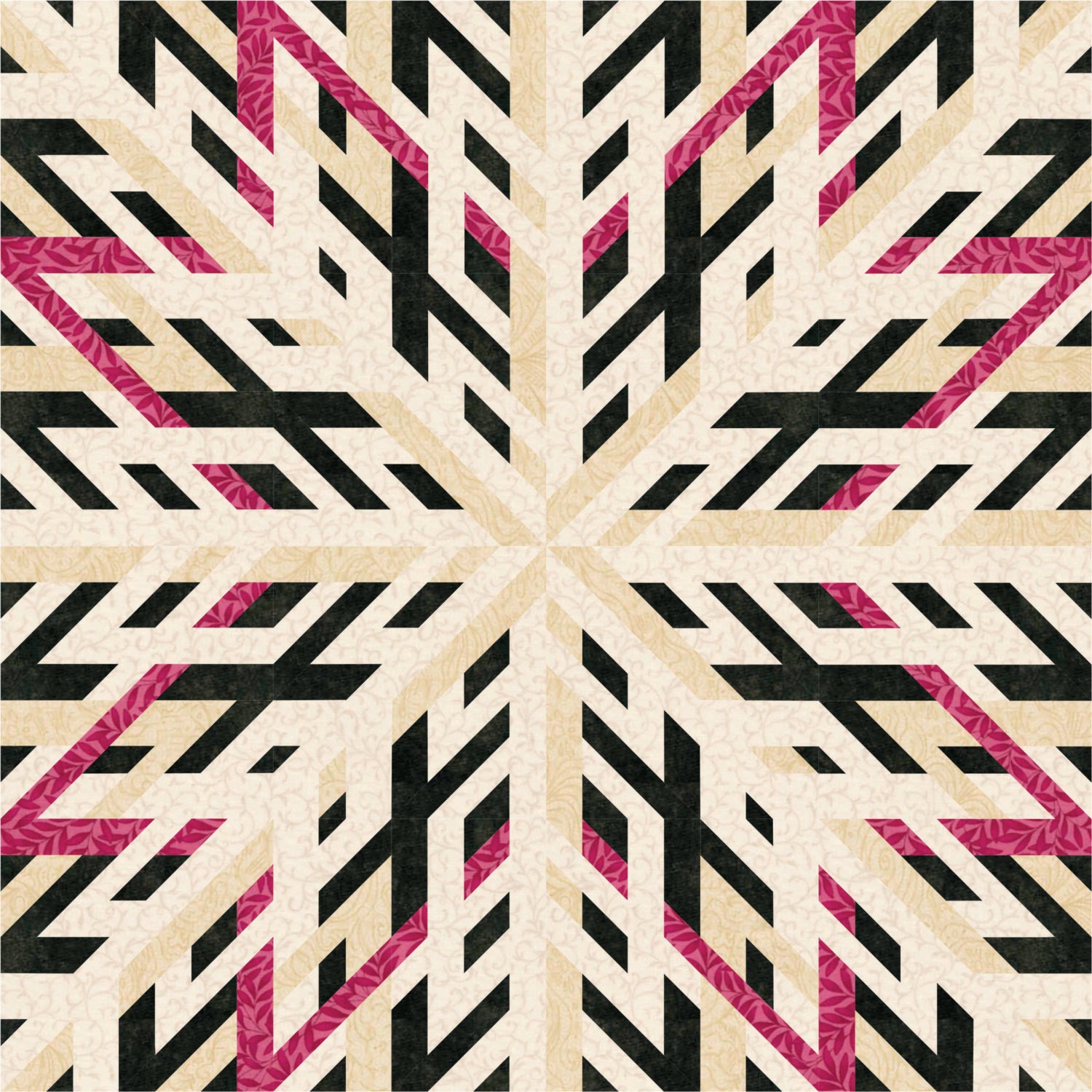 WOVEN STAR Quilt PATTERN Quilt Block Pattern Instant Download - Etsy