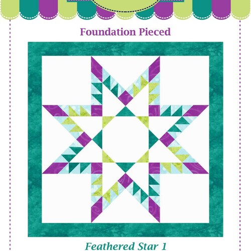 WOVEN STAR Quilt PATTERN Quilt Block Pattern Instant Download - Etsy