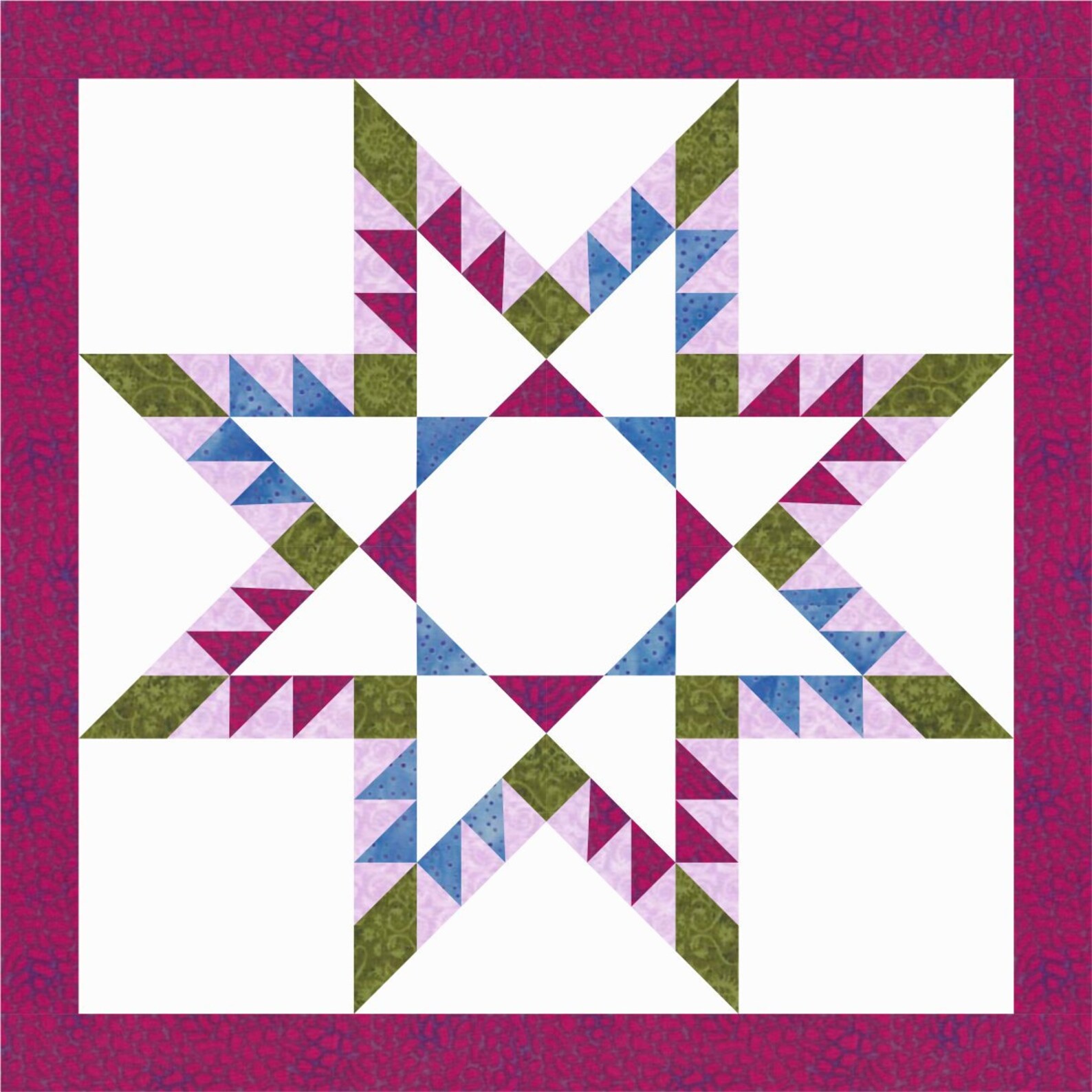 FEATHERED STAR Quilt Block Pattern Instant Download Paper - Etsy Australia