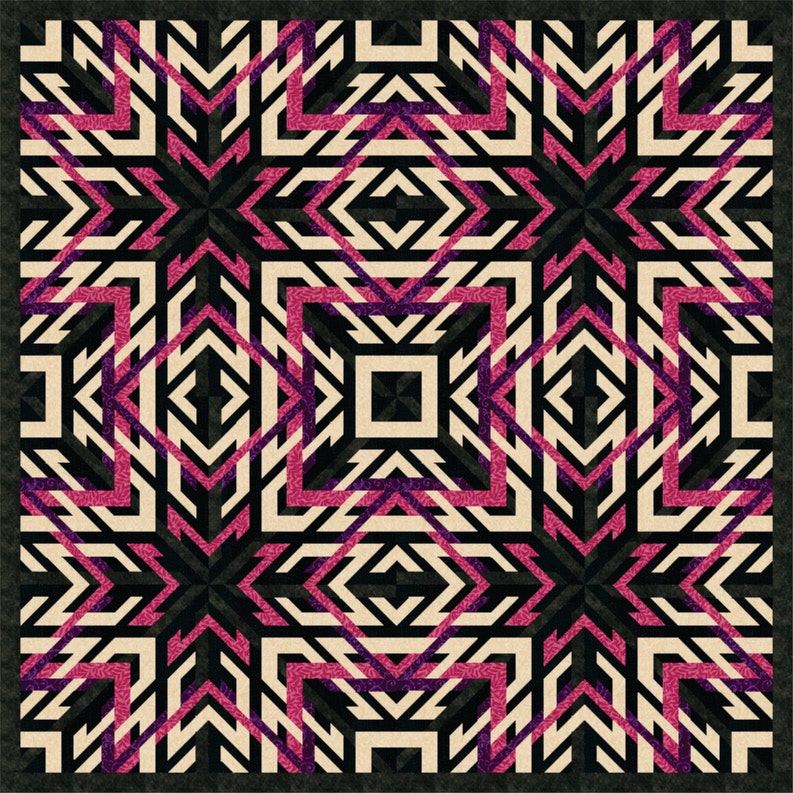 WOVEN STAR Quilt PATTERN Quilt Block Pattern Instant Download - Etsy