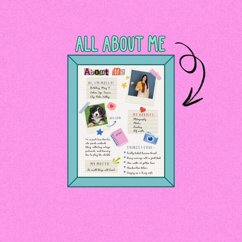 Scrapbook Template - Etsy UK