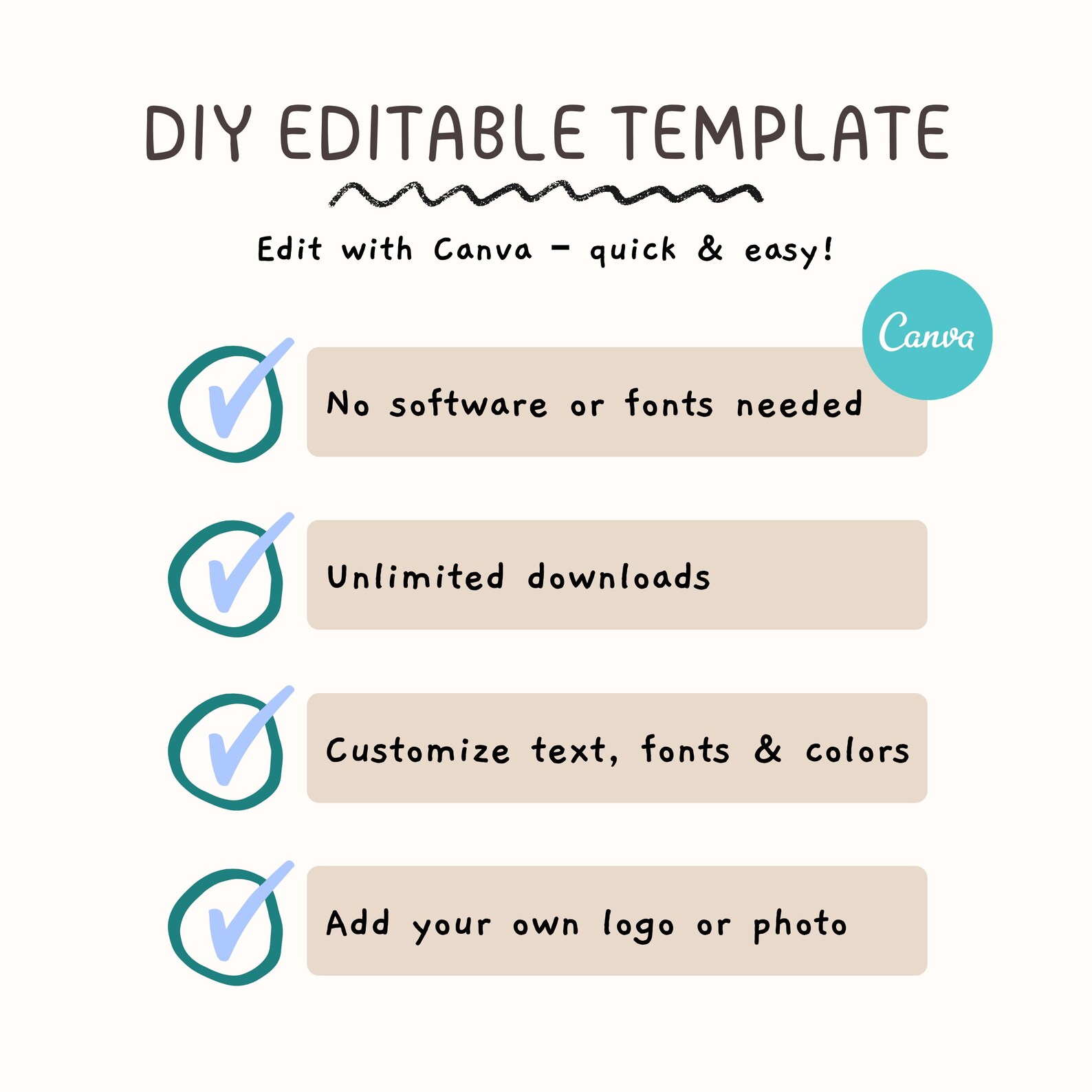 Modern Resume Template: CV, Cover Letter, References, Canva Editable ...