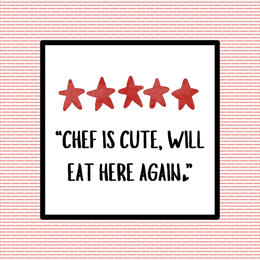 Kitchen Chef Wall Art | Instant Digital Download | Funny Gift for ...