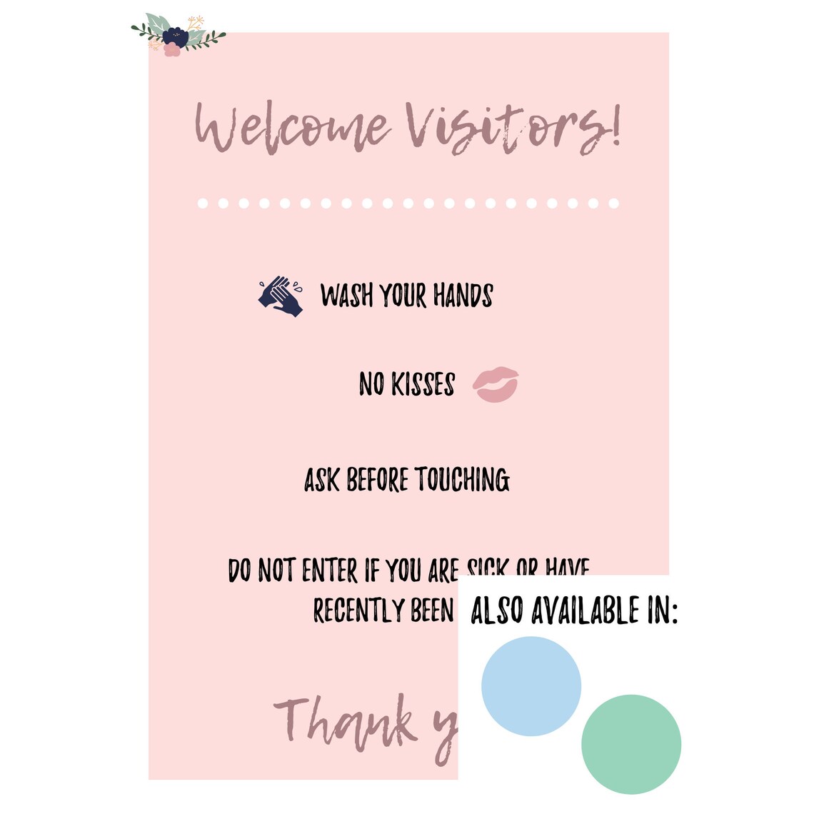 Baby Birth Hospital Visitor Rules, Newborn Baby Visitor Rules, New Baby ...