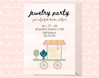 Jewelry Invitation - Etsy