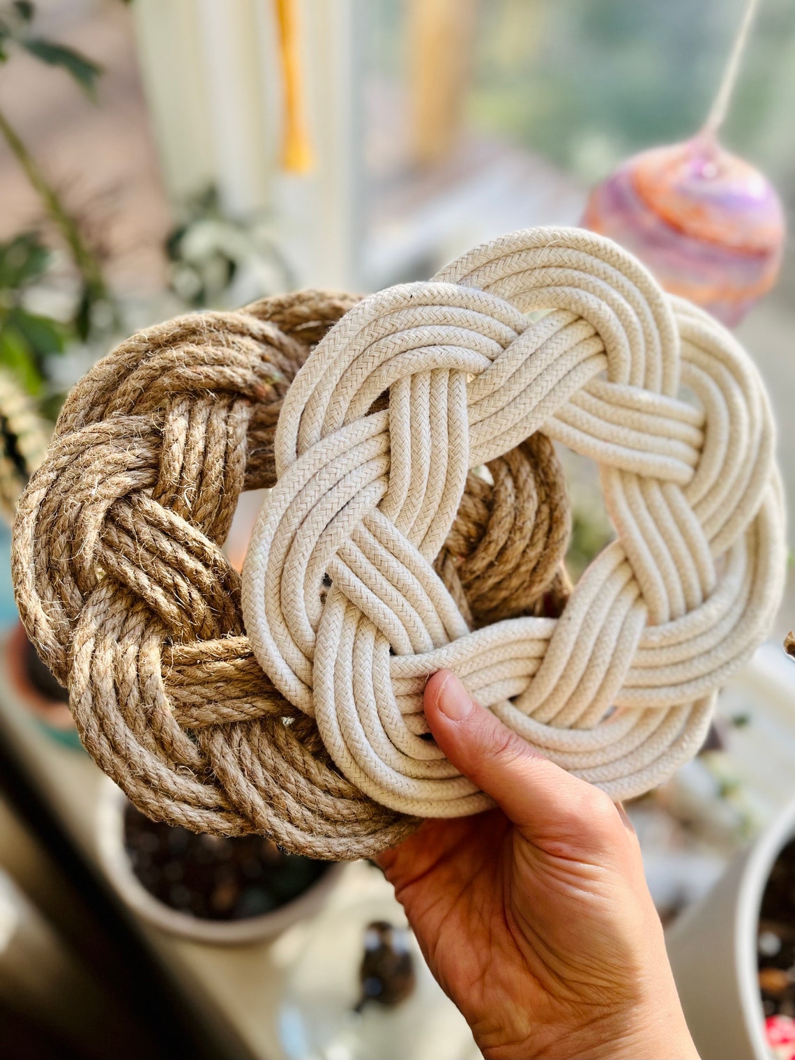 Rope Trivet, Nautical Rope Mat, Thump Mat, Rustic Farmhouse Trivet ...