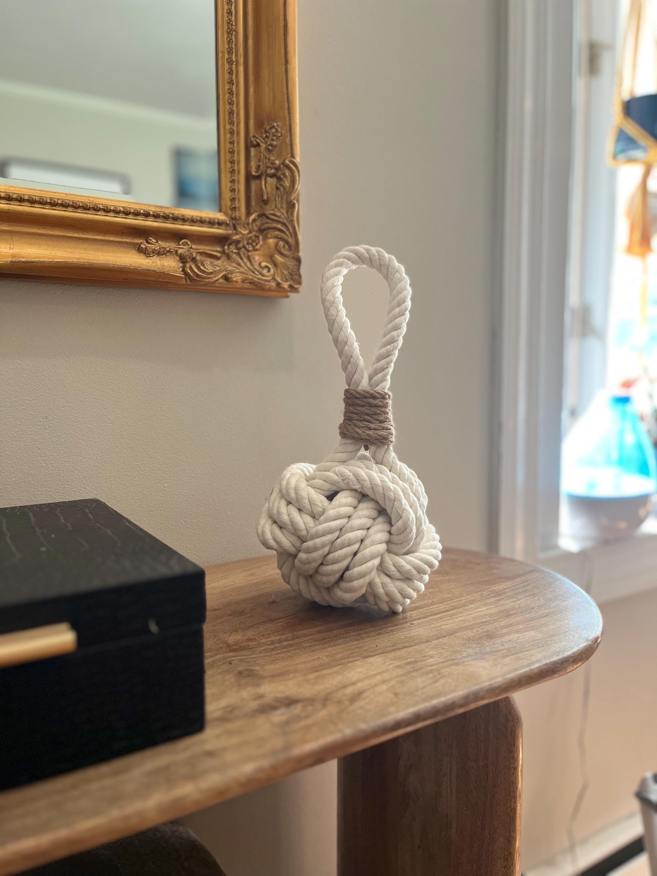 Large Monkey Fist, Sailing Rope Art, Nautical Knots, Sailing Knots ...