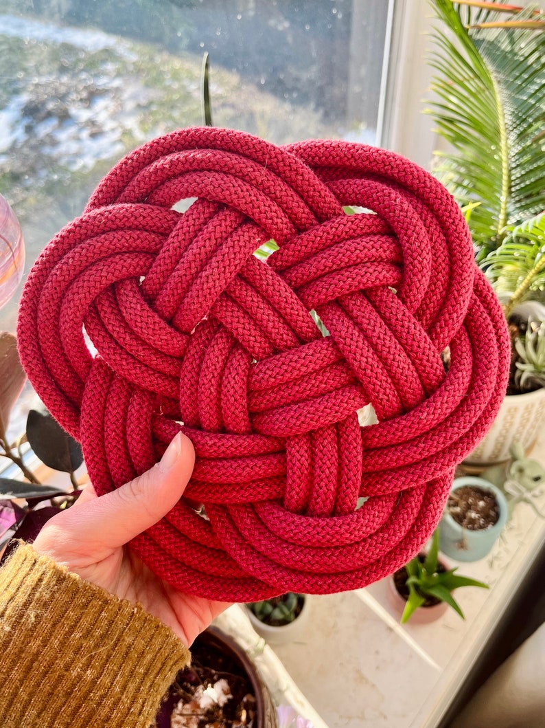 Rope Trivet, Nautical Rope Mat, Thump Mat, Colorful Trivet, Cooling Mat ...