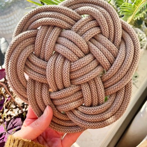 Rope Trivet, Nautical Rope Mat, Thump Mat, Colorful Trivet, Cooling Mat ...