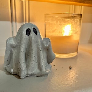 Cement Ghost Figurines, Ghost Decorations, Cute Ghost Decor, Halloween ...