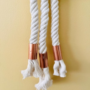 Large Minimalist 3D Rope Wall Art, Nautical Rope Art, Woven Fiber Art ...