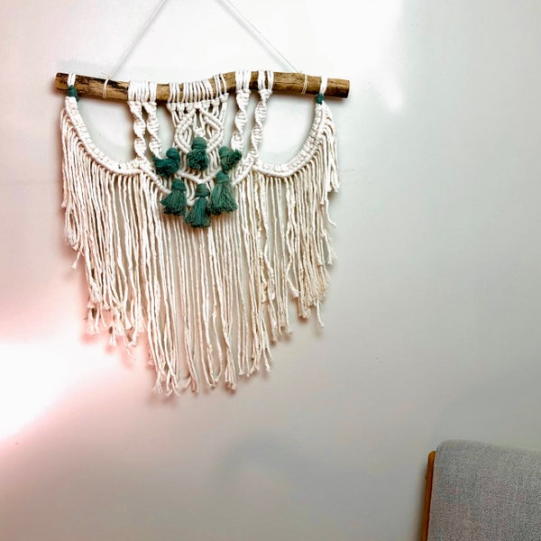 White Macrame - Etsy