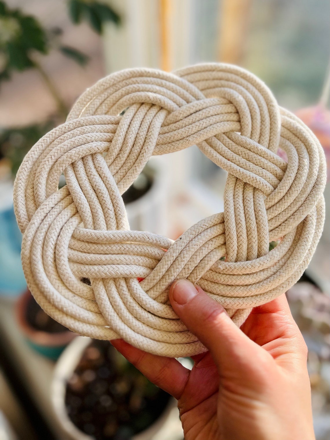 Rope Trivet, Nautical Rope Mat, Thump Mat, Rustic Farmhouse Trivet ...