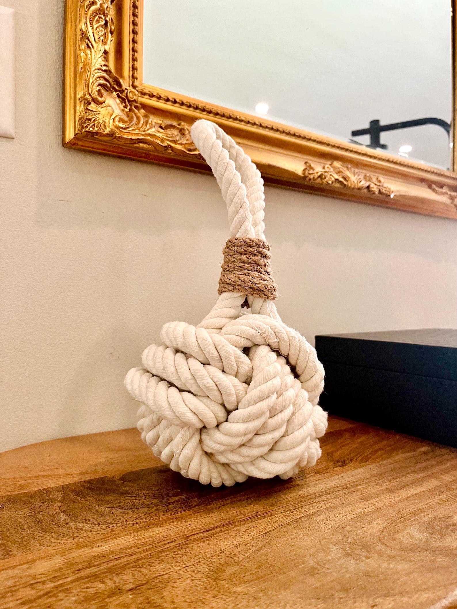 Large Monkey Fist, Sailing Rope Art, Nautical Knots, Sailing Knots ...