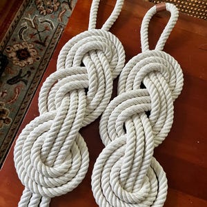 Large Minimalist 3D Rope Wall Art, Nautical Rope Art, Woven Fiber Art ...