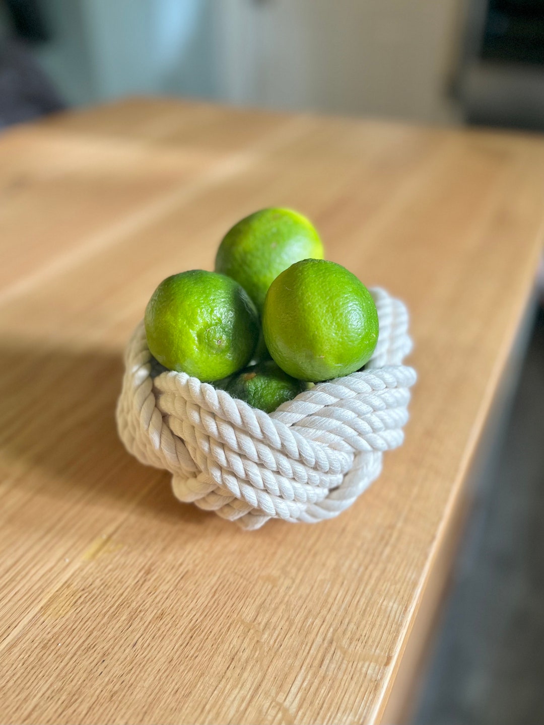 Cotton Nautical Rope Bowls, Storage Rope Containers, Beach House Decor ...