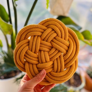 Rope Trivet, Nautical Rope Mat, Thump Mat, Colorful Trivet, Cooling Mat ...