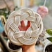 Turks Head Knot Nautical Coasters, Neutral Minimalist Scandi Rope ...