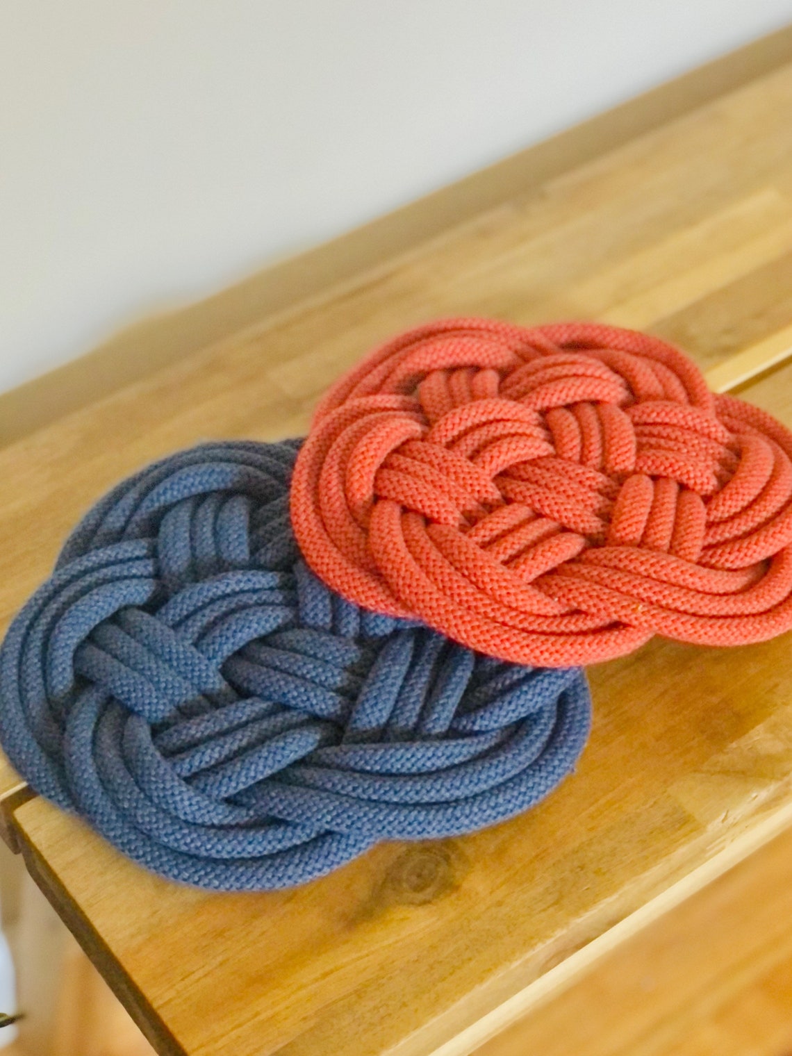 Rope Trivet, Nautical Rope Mat, Thump Mat, Colorful Trivet, Cooling Mat ...