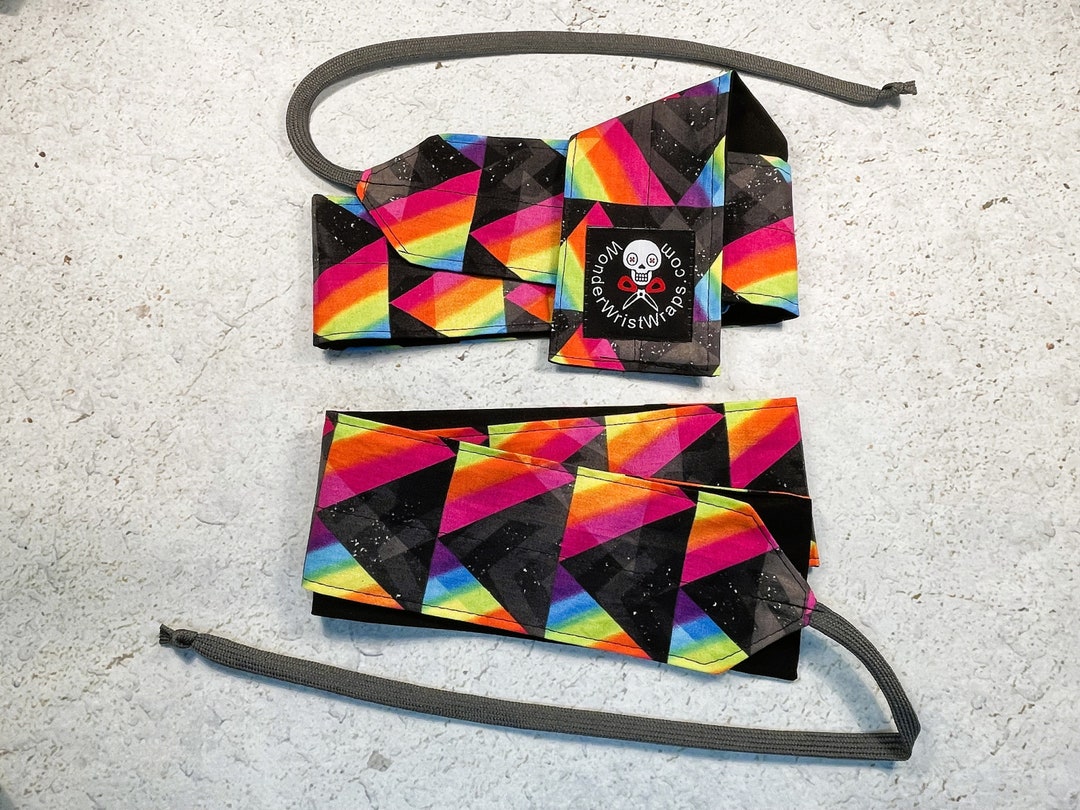 Rainbow Prism, Pride, WOD, Wrist Wraps Weightlifting, Athletic - Etsy