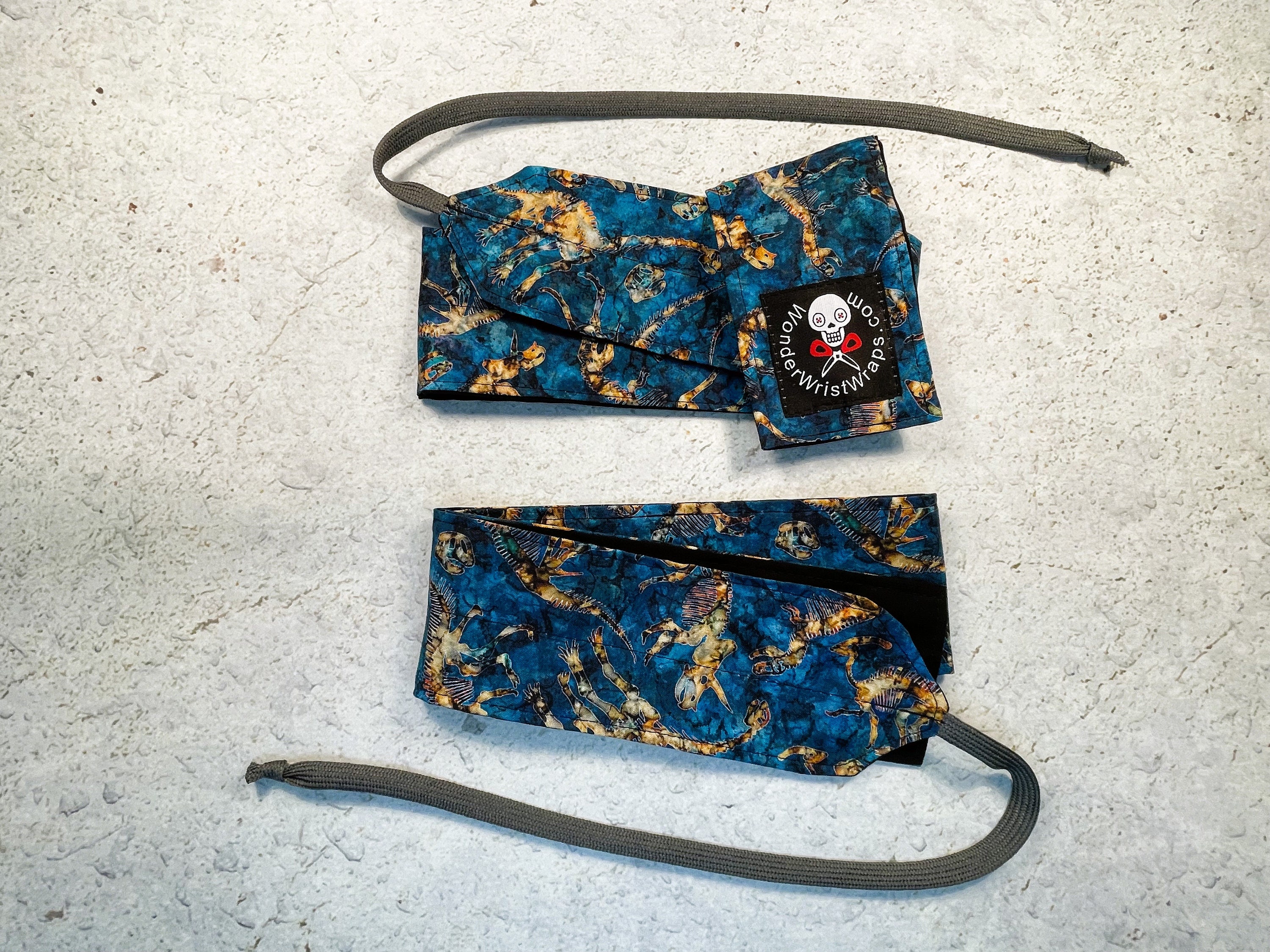 Dinosaur, Wrist Wraps, WOD, Weightlifting, Athletic Fossil, Dino