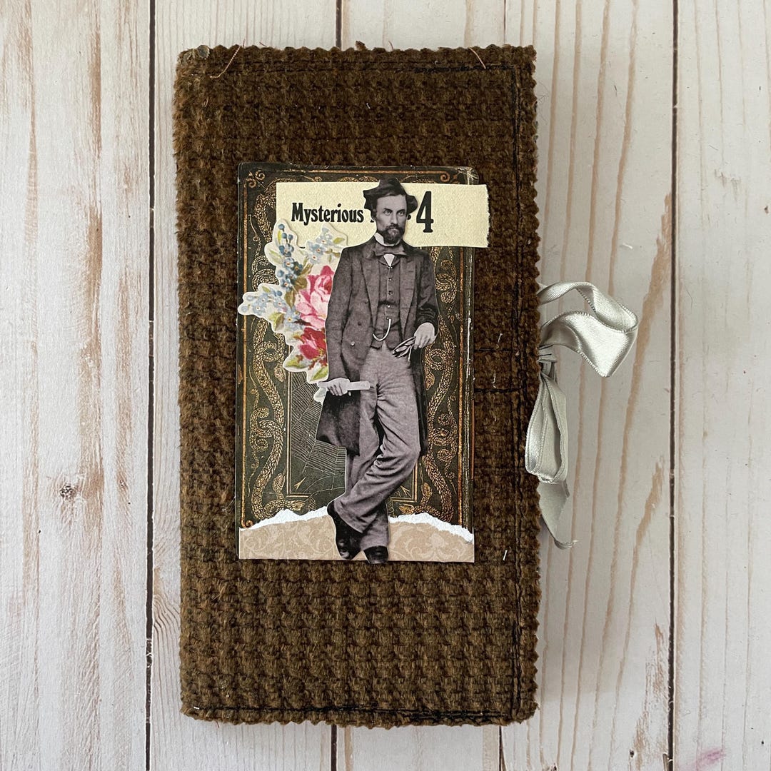 Mysterious Magpie Book - Mixed Media Sketchbook or Junk Journal TN - Etsy