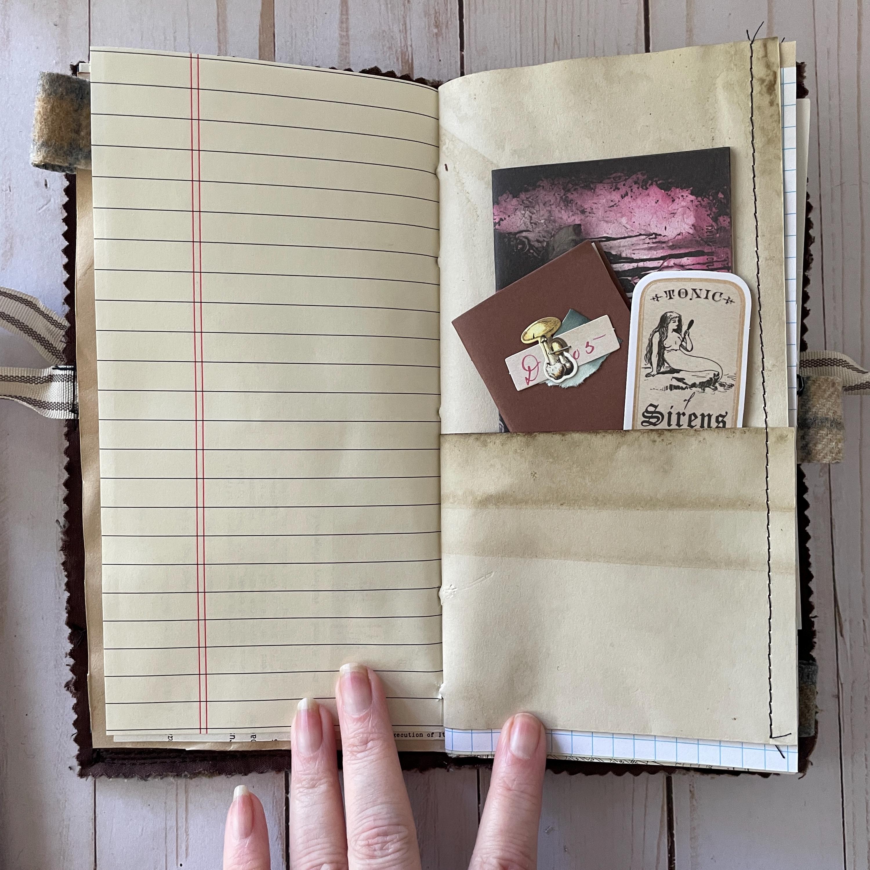 The Thing That Gives Me Goosebumps Magpie Book - Mixed Media Sketchbook ...