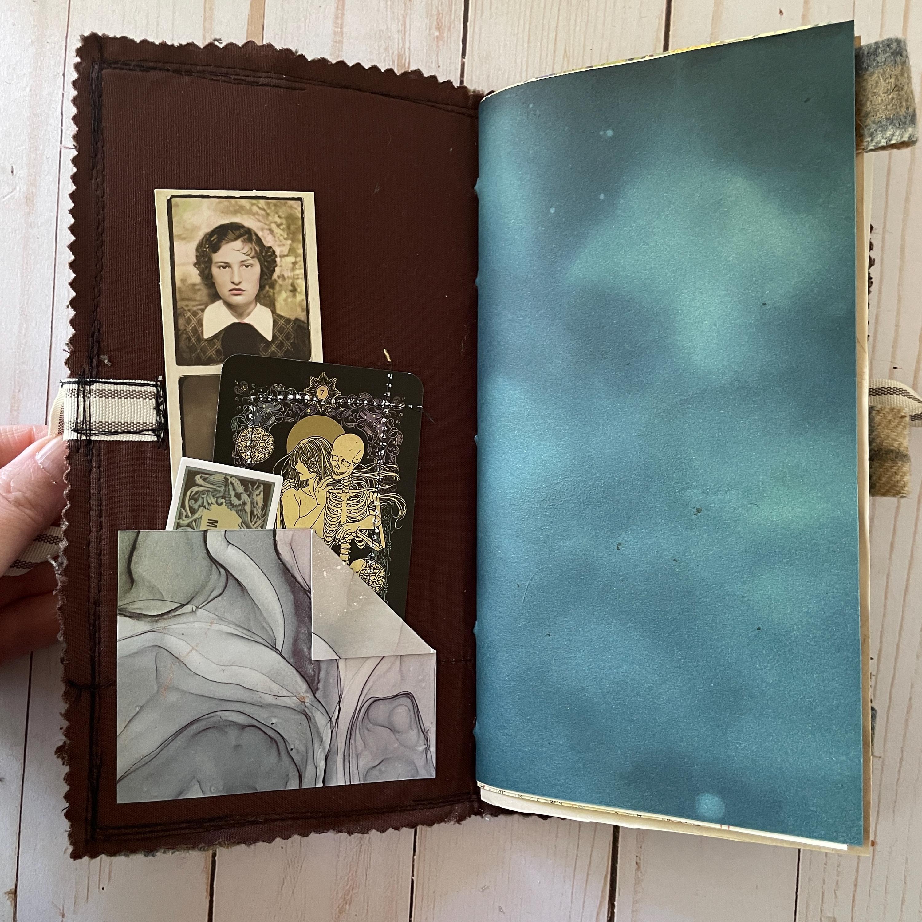 The Thing That Gives Me Goosebumps Magpie Book - Mixed Media Sketchbook ...