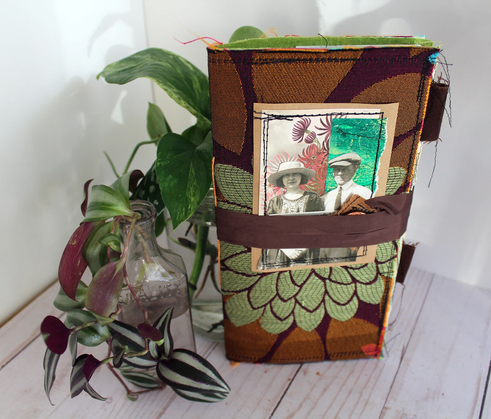 CURIOUS RESOURCEFUL and BRAVE - Magpie Book Junk Journal - Etsy