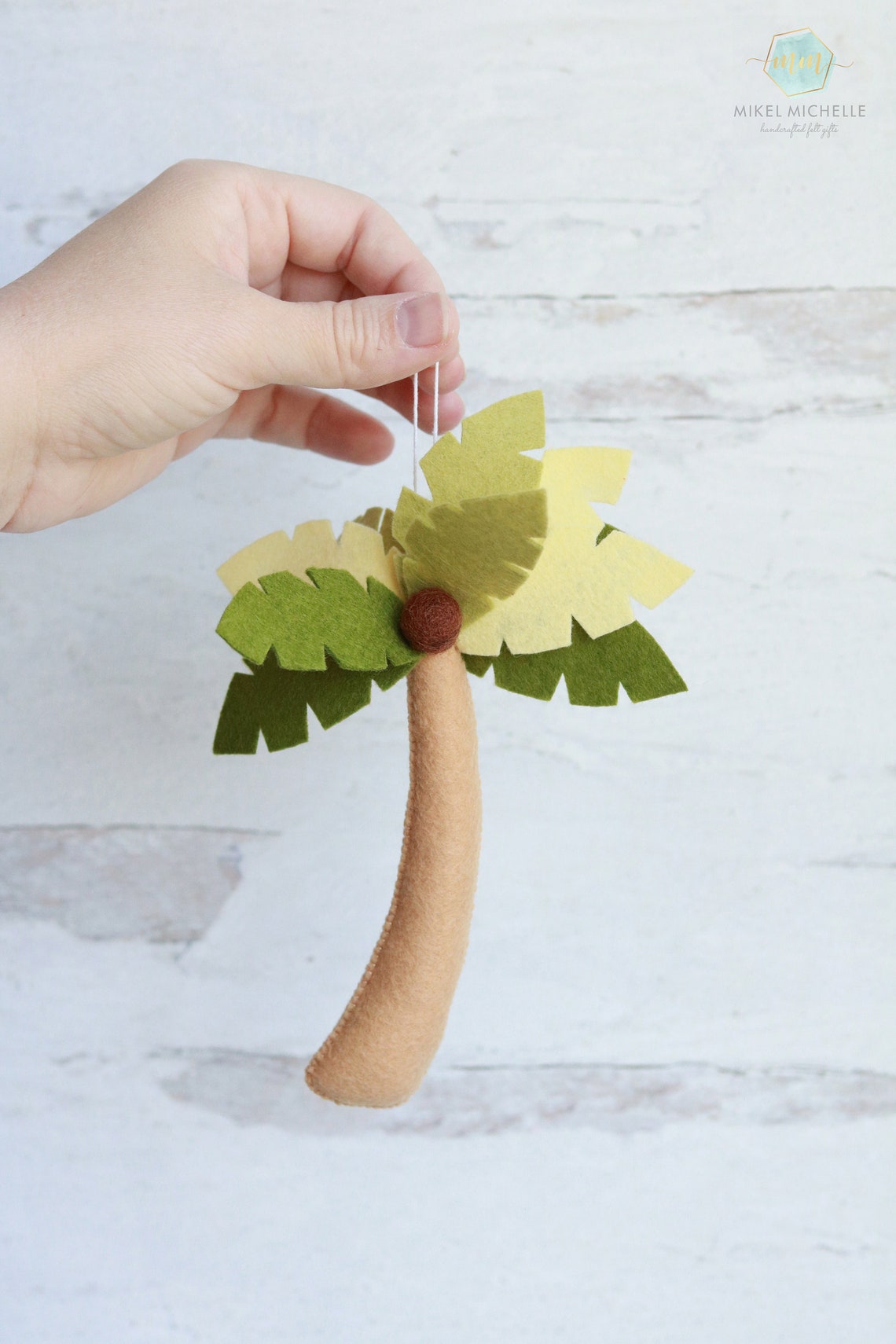Palm Tree Ornament Felt Palm Tree Ornament Tropical - Etsy