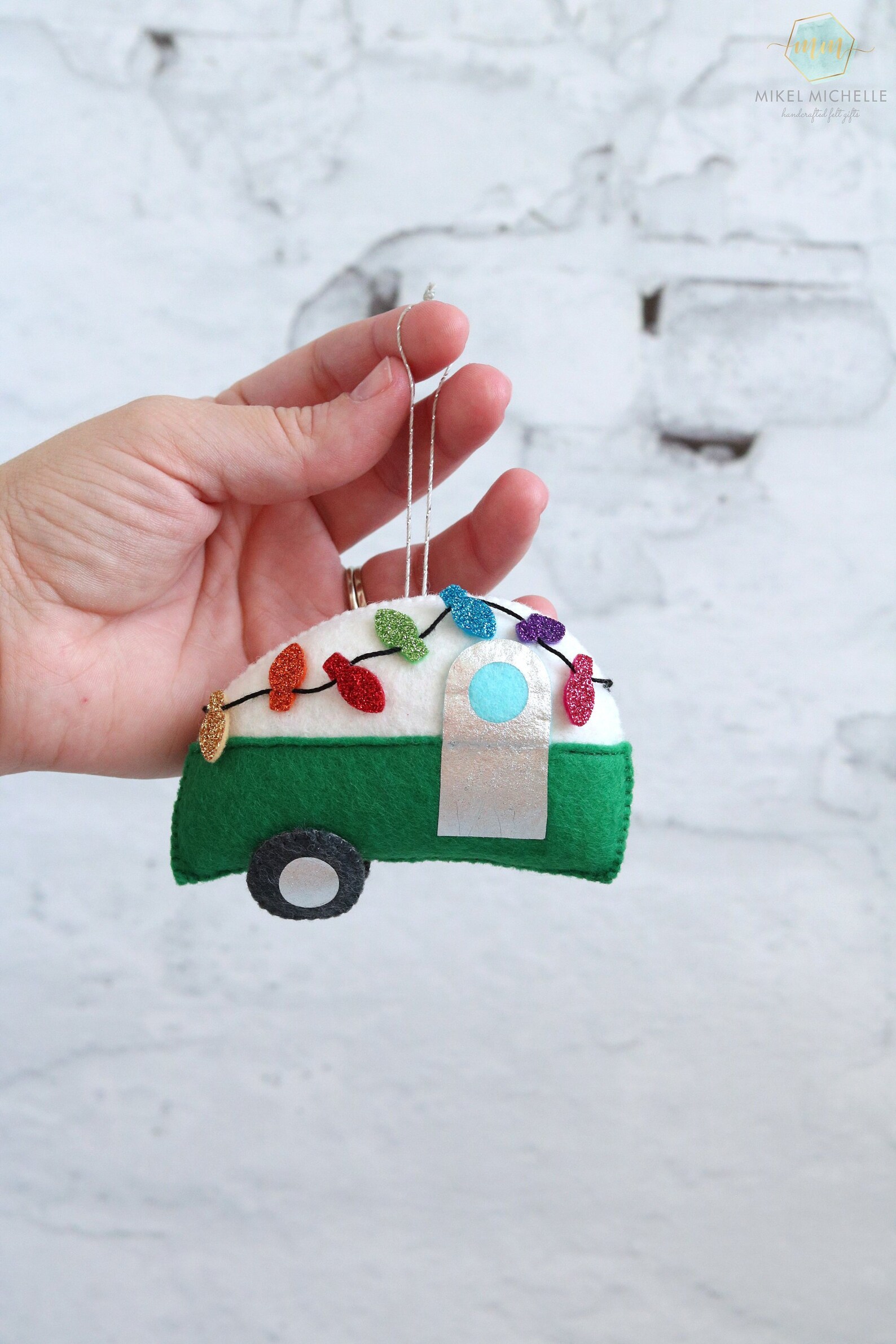 Camper Ornament Felt Camper Ornament Felt Camper Christmas | Etsy