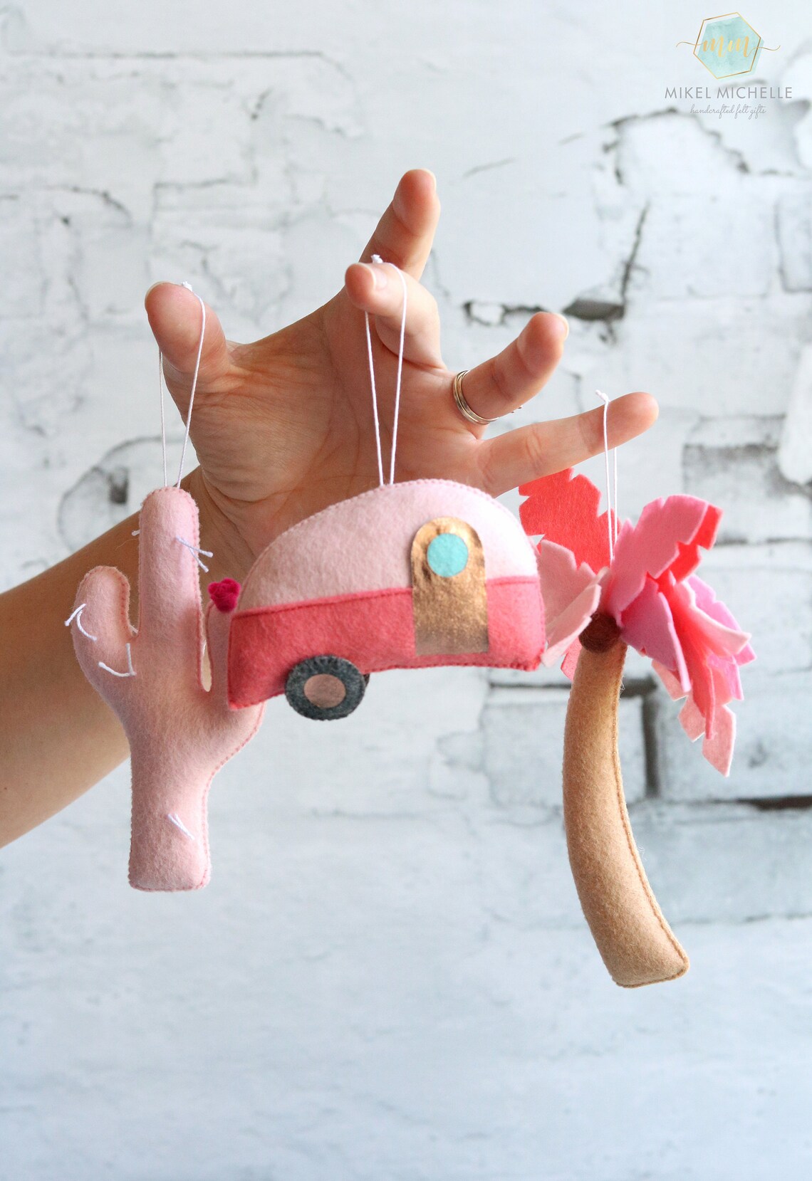 Palm Tree Ornament Felt Palm Tree Ornament Tropical - Etsy