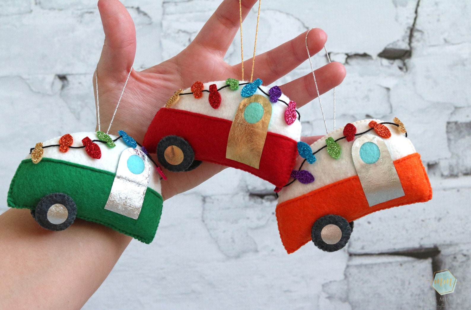 Camper Ornament Felt Camper Ornament Felt Camper Christmas | Etsy