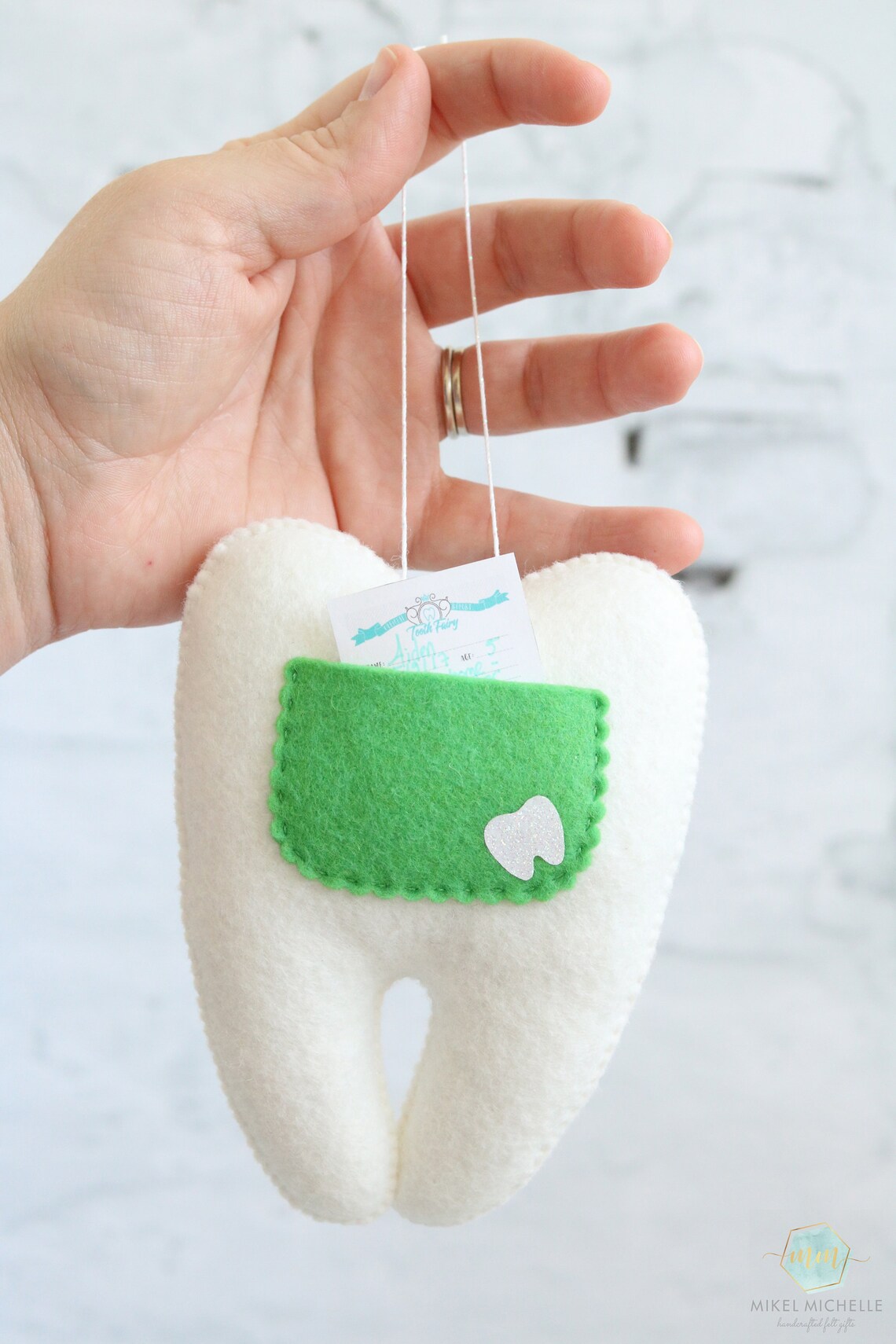 Plush Stuffed Tooth Pillow Felt Tooth Pillow Pocket Tooth - Etsy