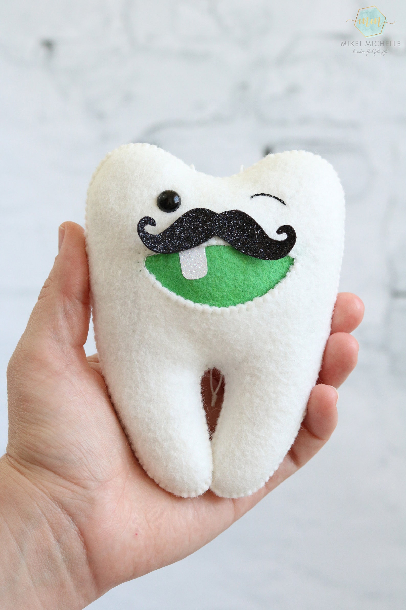Plush Stuffed Tooth Pillow Felt Tooth Pillow Pocket Tooth - Etsy