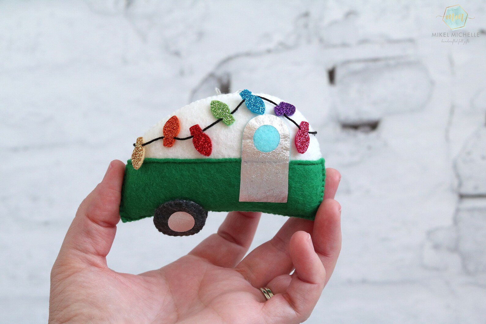 Camper Ornament Felt Camper Ornament Felt Camper Christmas | Etsy