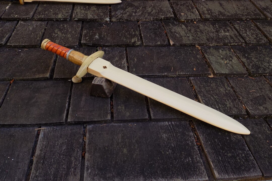 VALIANT /hand Made Wood Toy Sword/ 2 Stage Grip - Etsy