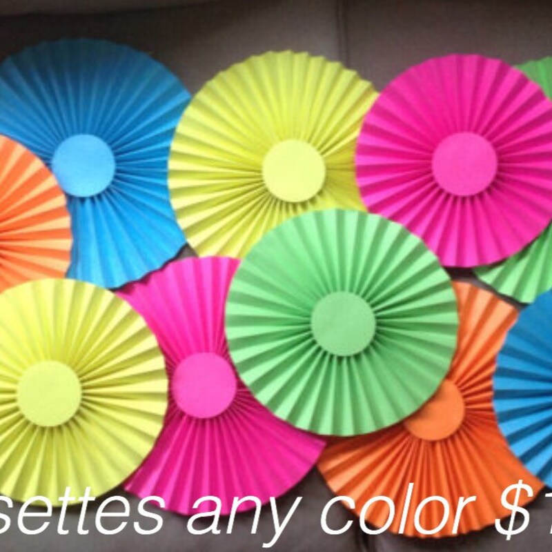 Paper Rosette - Etsy