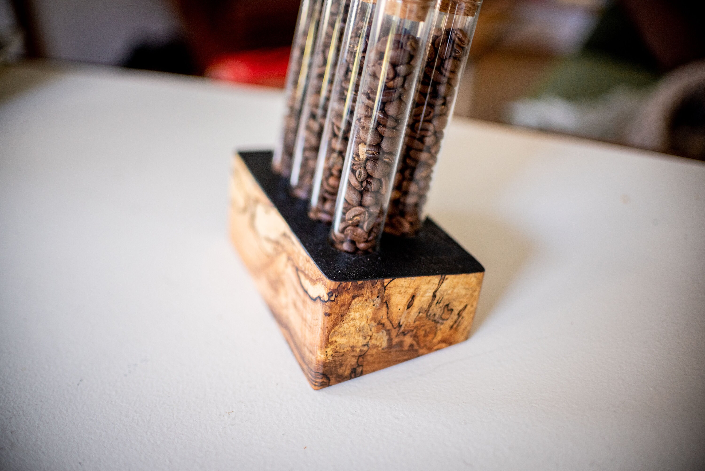 Coffee Dosing Block 7 Tubes 1 Week Prep Boutique Coffee INCLUDED Exotic ...