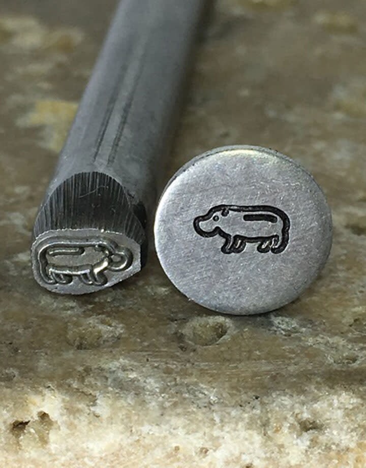 Metal Stamp Hippo - Etsy